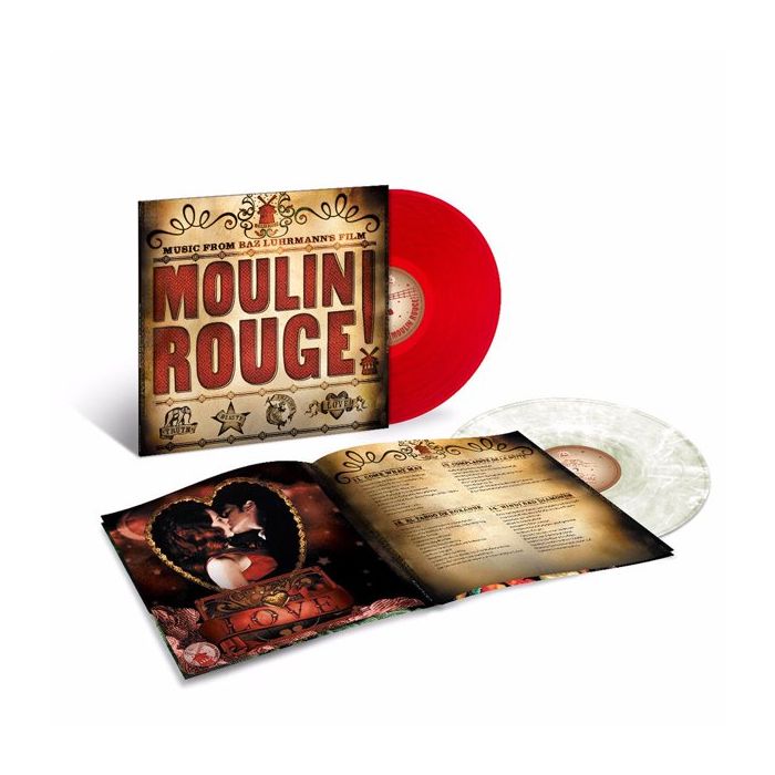 Moulin Rouge (Original Soundtrack) (Limited Edition, Red & Clear Vinyl ...